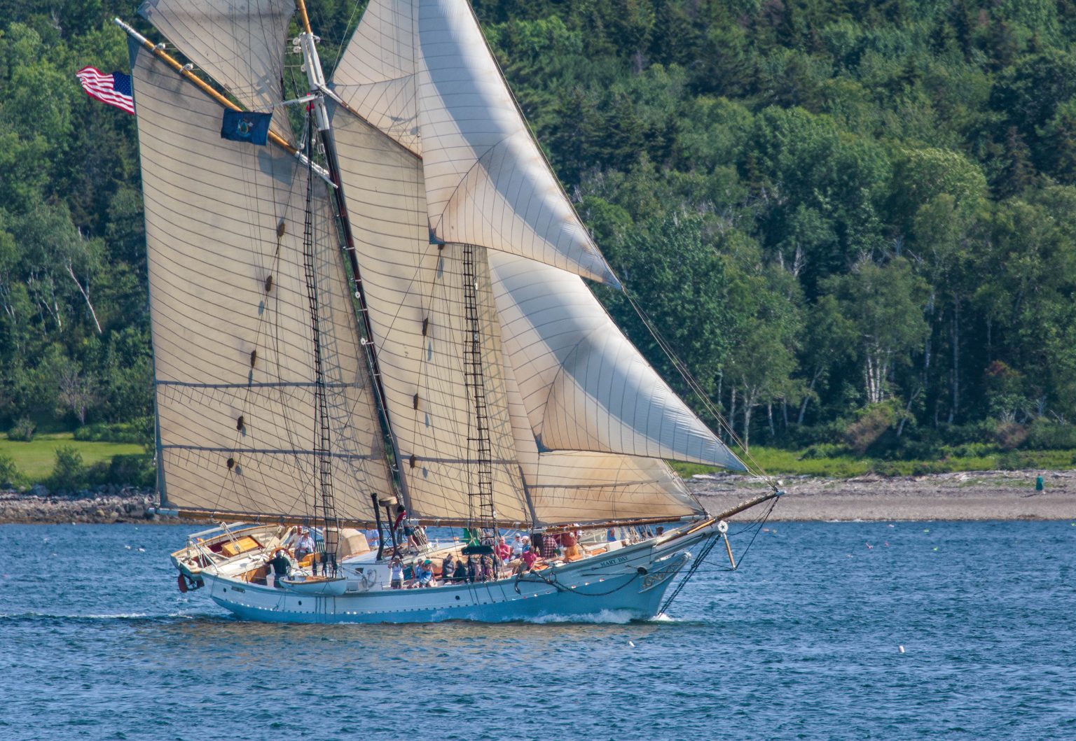 Meet Captain Barry King and Jen Martin of the Schooner Mary Day - Maine ...